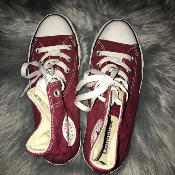 Converse | Shoes | Maroon Hightop Converse | Poshmark